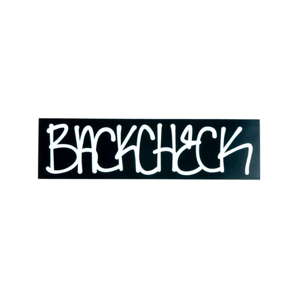 Backcheck Sticker - Black – Seventy Eight BMX Store